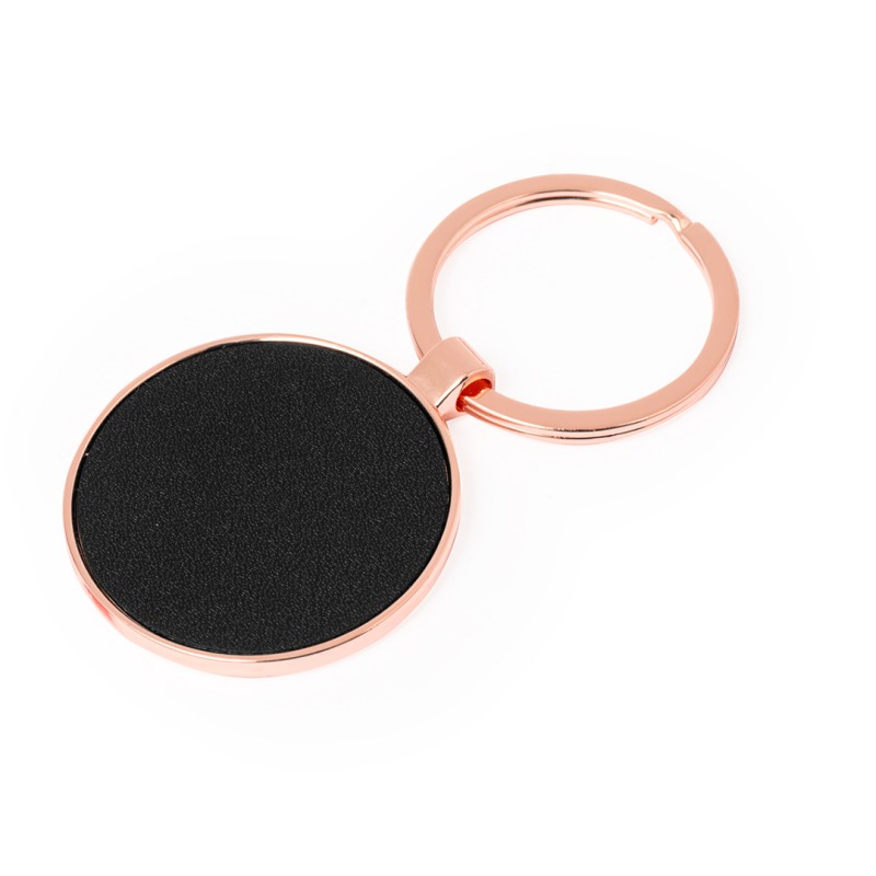 Zineth ronde sleutelhanger - metaal en PU bedrukken? - Voordelig & snel ...